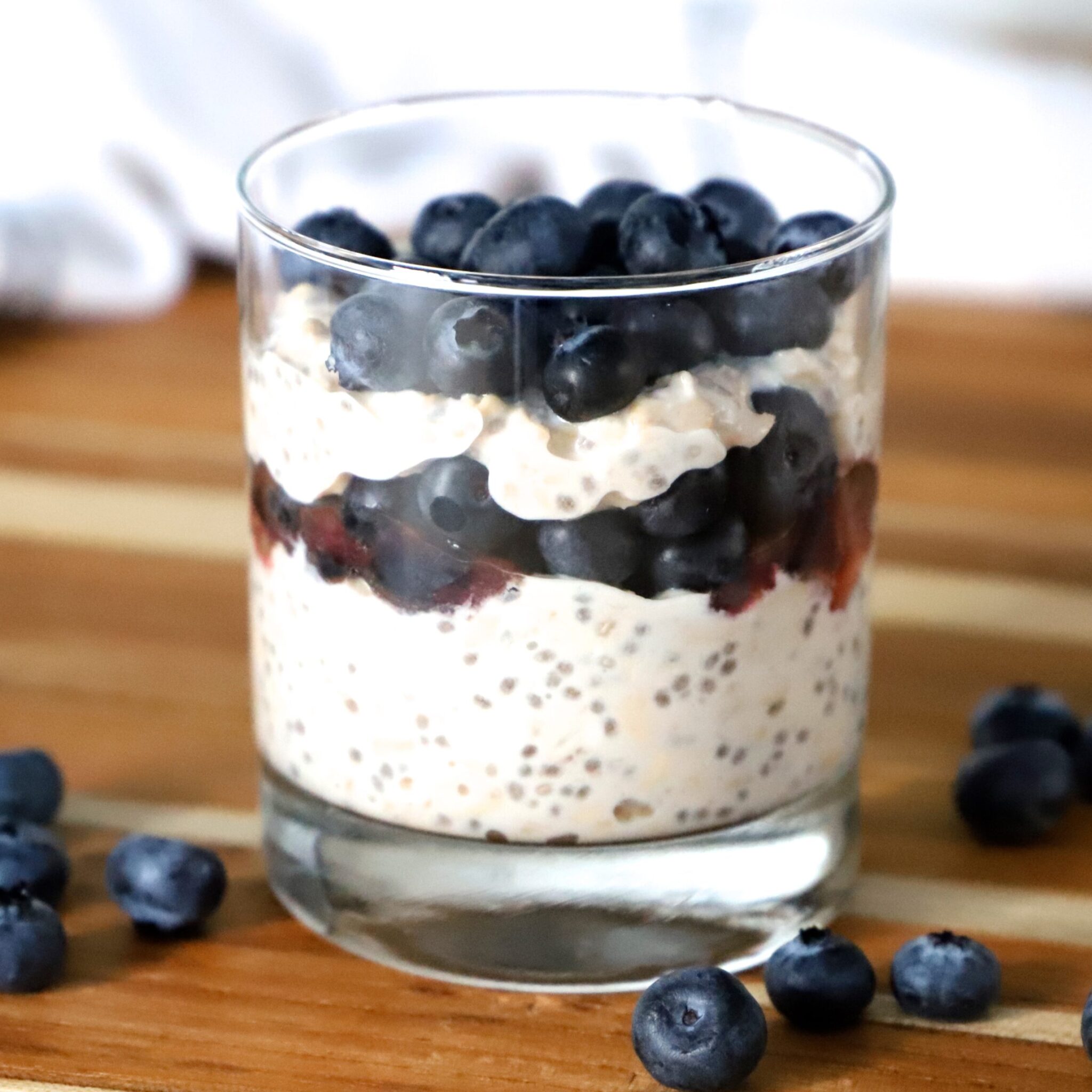 Blueberry Cheesecake Overnight Oats